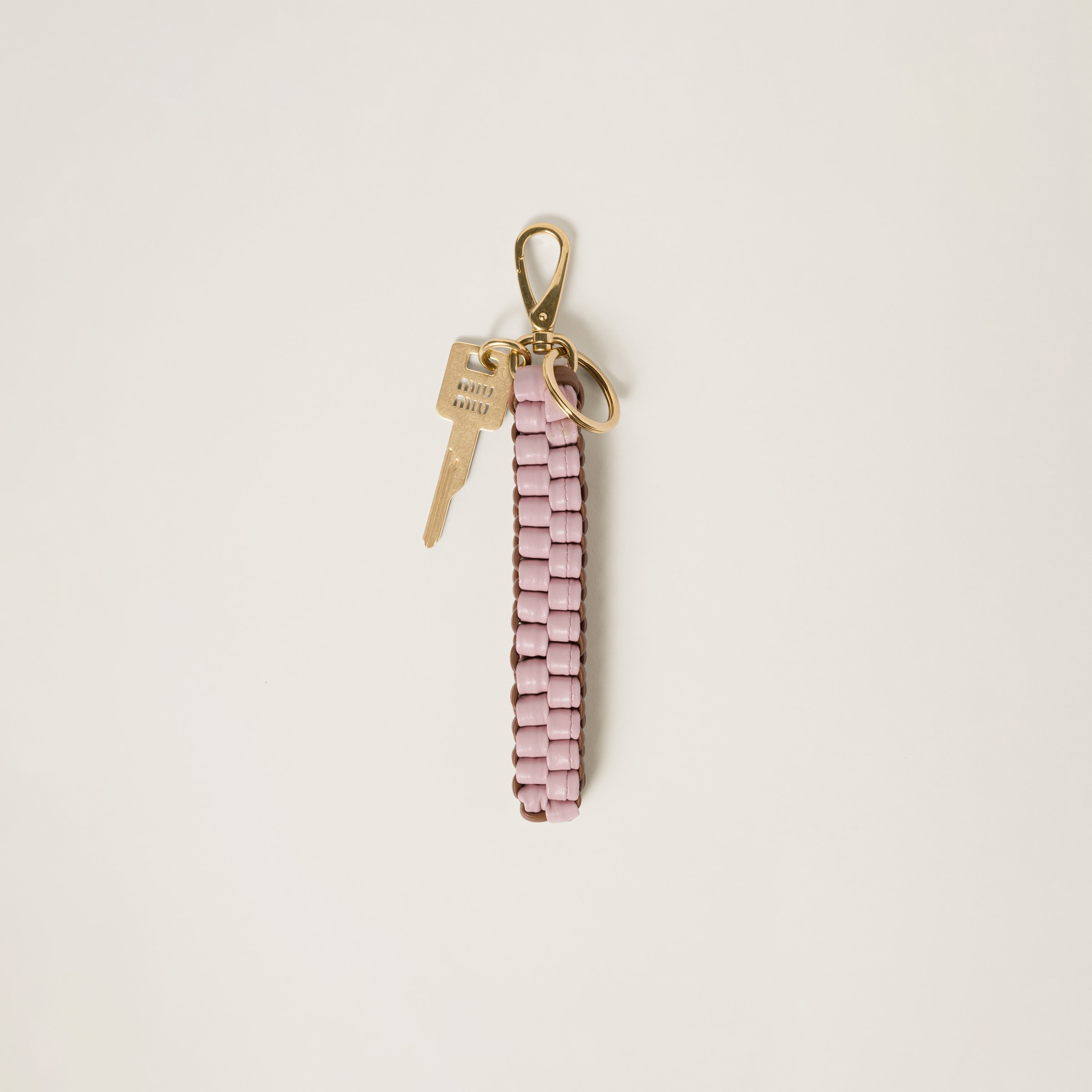 Miu Miu Leather Trick - Cognac/Alabaster Pink | Editorialist